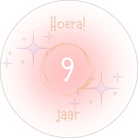 Traktatieticker- Sluitzegel -Leeftijdsticker - 40 mm - 48 stuks ...