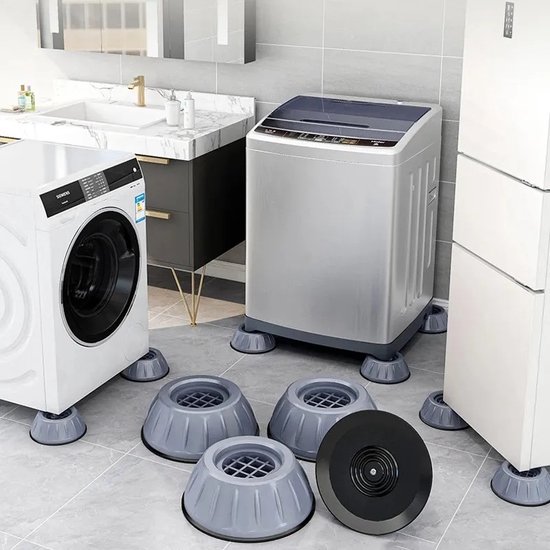 4 Stuks Anti Tril Poten - Wasmachine Demper - Schokdemper - Anti Slip ...