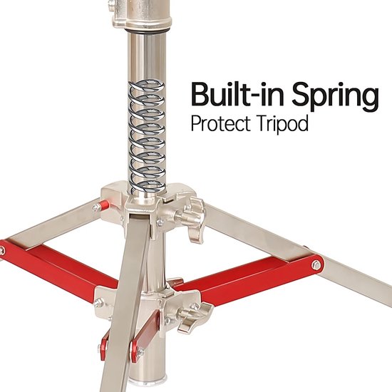 320Cm Fotografie Magische Been Met 3 Wielen Volledig Metalen C-Stand ...