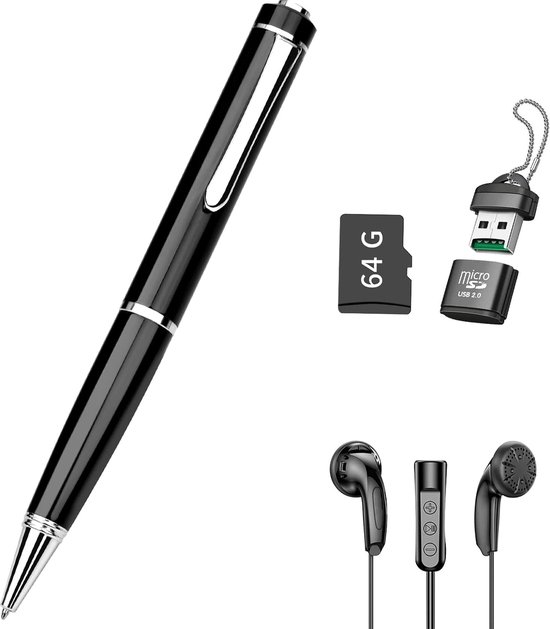 Afluisterapparatuur - Spy recorder - Voice recorder - Dictafoon ...