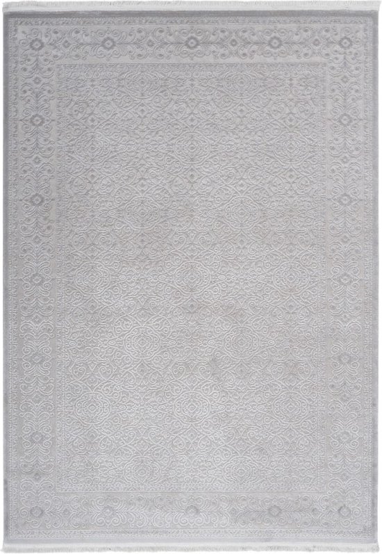 Lalee Vendome | Modern Vloerkleed Laagpolig | Silver | Tapijt | Karpet ...