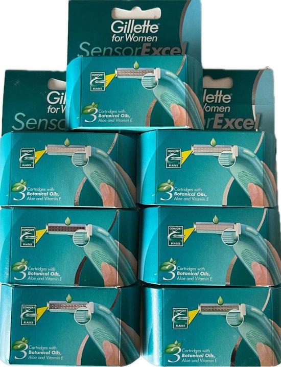 Gillette Sensor Excel For Woman - 21 stuks - Scheermesjes | bol
