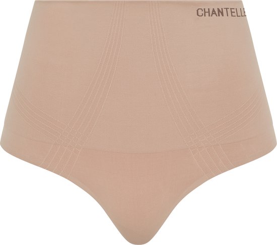 Chantelle Smooth Comfort Sculpting High-Waisted String - XL - beige | bol