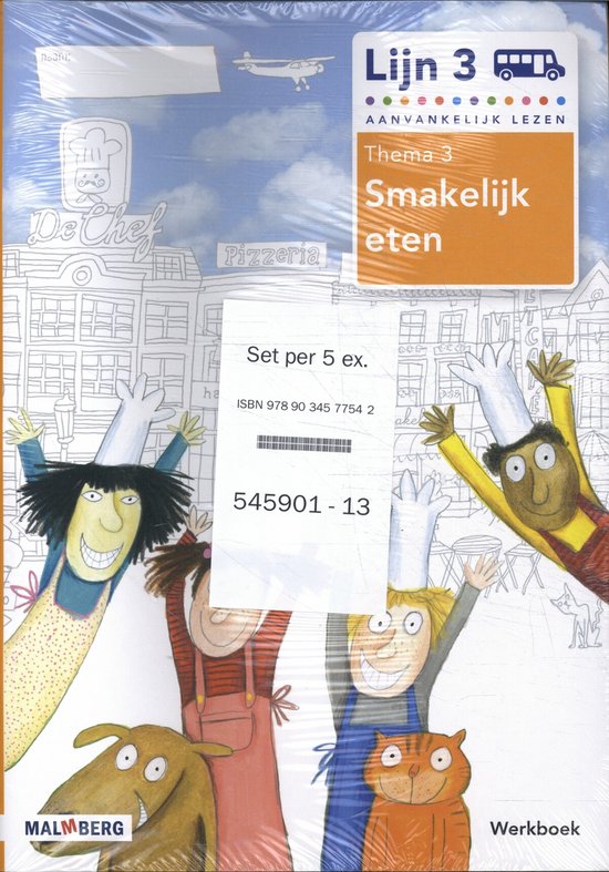 Lijn 3 (5 ex) groep 3 thema 3 Smakelijk eten Werkboek | 9789034577542 | Kim van der... | bol