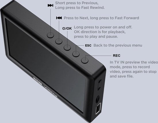 GS Goods vhs videorecorder - vhs speler - vhs recorder - vhs - vhs player | bol