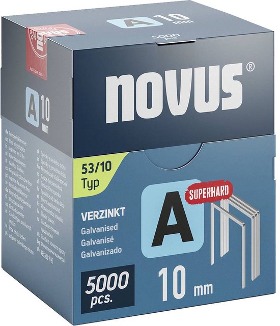 Novus Tools 042-0763 Nieten Type 53 5000 stuk(s) Afm. (l x b x h) 10 x 11.3 x 10 mm | bol