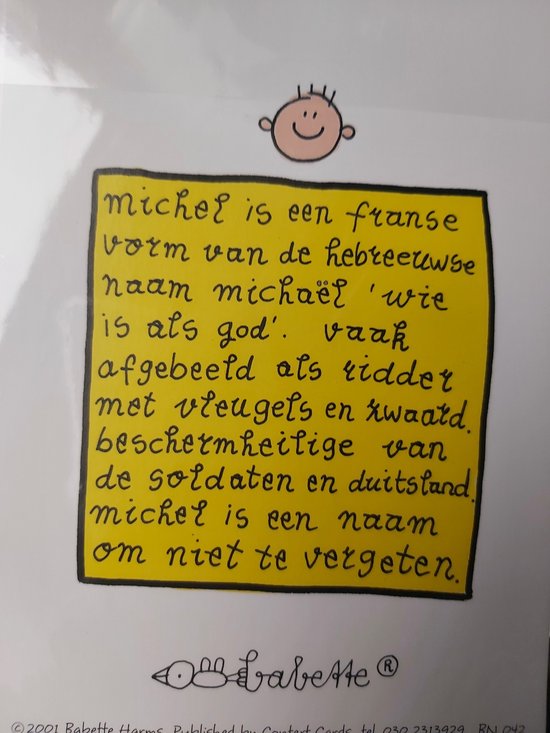 Wenskaart met naam Michel | bol