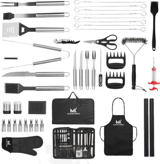 Master knives 42 Delig - Bbq Accesoires – Bbq Gereedschap – Bbq Set ...