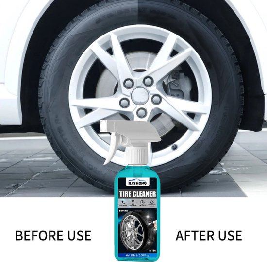 TLVX Auto Banden en Velgen Cleaner Spray / Glans Coating banden / Wheel ...