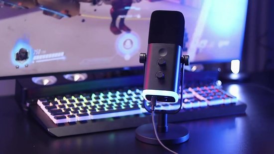 FIFINE AM8 Microfoon - USB/XLR Studio Microfoon - RGB - Geschikt voor ...