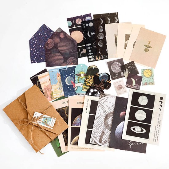 Papier en stickers voor scrapebooking - kaarten maken - 30 stuks ...