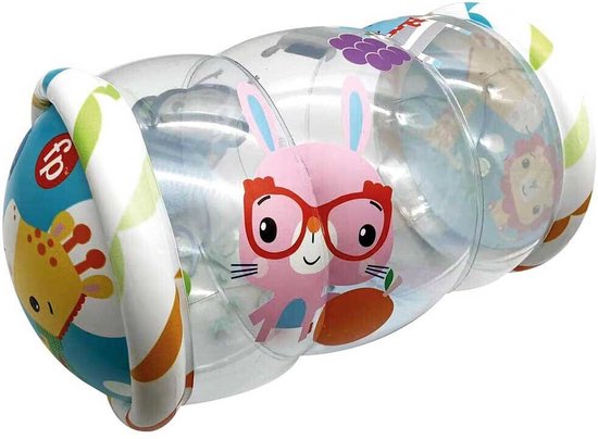 Fisher Price Kruiprol - Baby Rol om te Kruipen - Opblaasbaar met 3 Bel ...