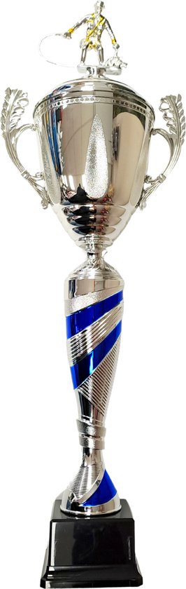 Visbeker XL Big Blue Angler 63 cm Vissen Beker Trofee 1e Prijs ...