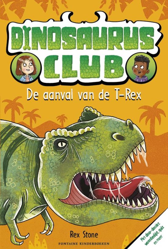 Dinosaurus Club 1 - De aanval van de T-Rex, Rex Stone | 9789464043228 ...