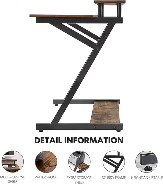 Thuis Laptop Notebook Computer Bureau, Computer Desk Desk Study Desk ...