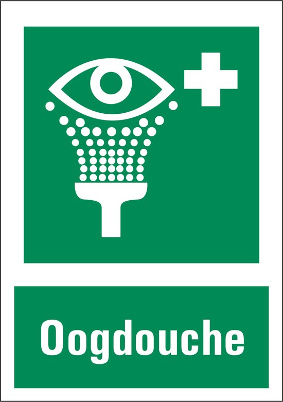 Oogdouche bord met tekst 210 x 297 mm | bol