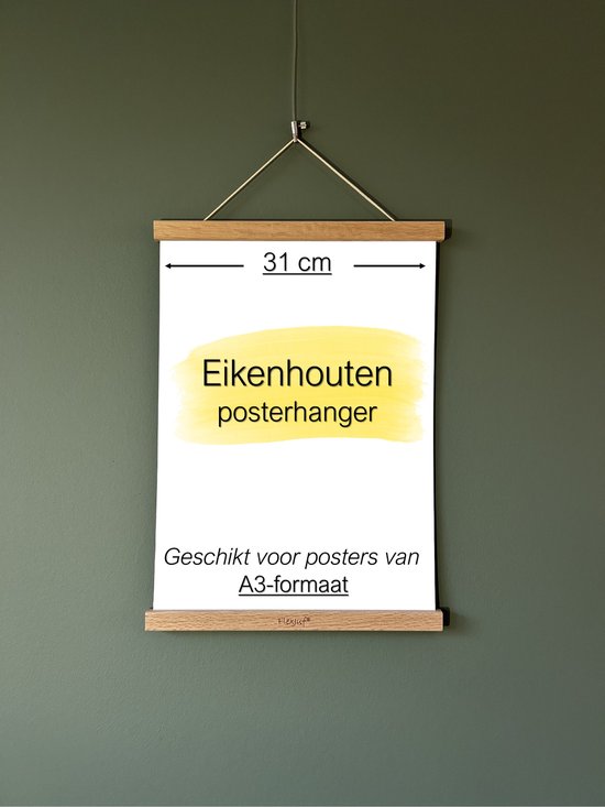 Posterhanger A3-formaat (31 cm) Eiken hout | bol