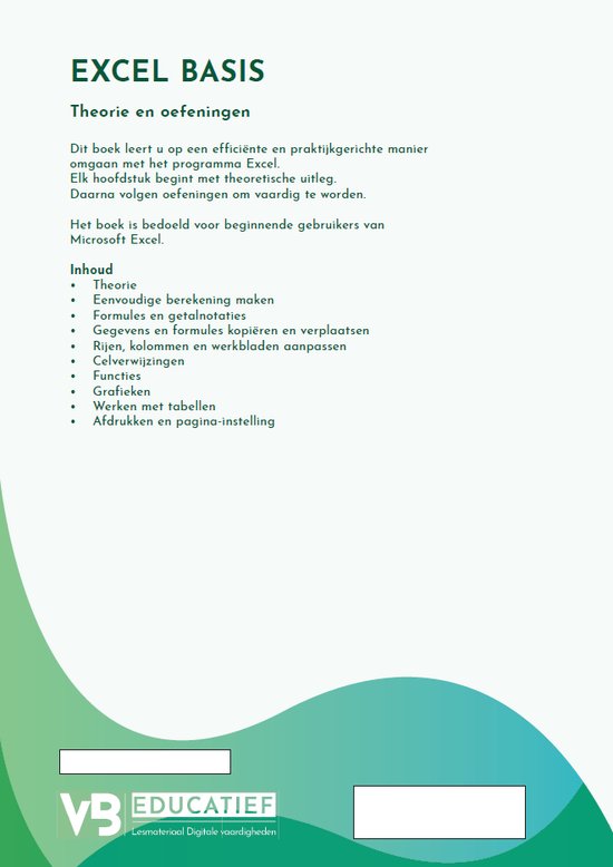 Handboek Excel basis - Microsoft Office 2021 - Microsoft 365 ...