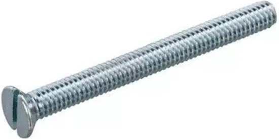 Metaalschroef voor inbouwdoos - M3x50 - 10 stuks | bol