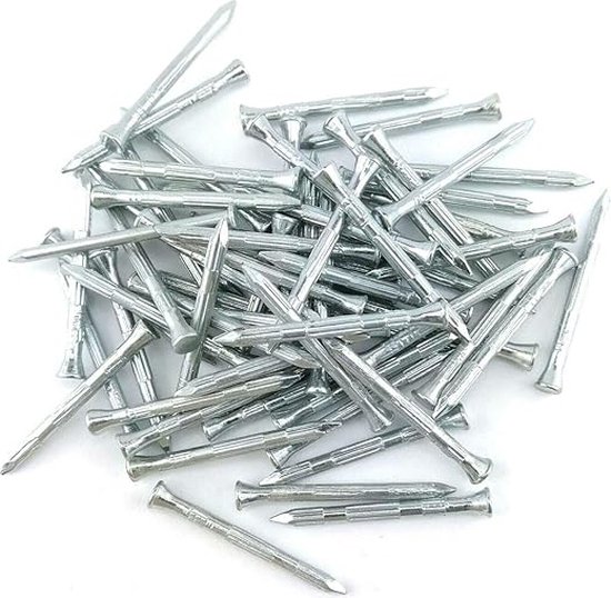 spijkers assortiment - Nagelset aan de Muur, Platte Kopspijkers, Foto ...