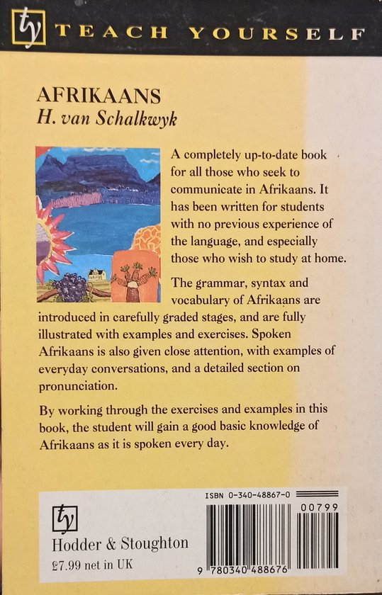 Teach yourself Afrikaans, Teach Yourself Publishing | 9780340488676 ...