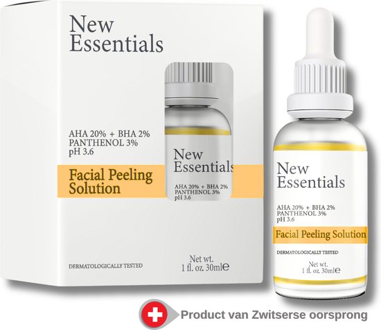 New Essentials Revitalizing&Skin Tone Equalizing Face Peeling Serum 30ml | bol