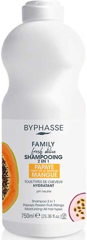 Shampoo and Conditioner Byphasse Family Fresh Delice Mango Passion Fruit Papaya (750 ml) | bol