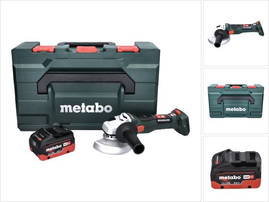 Metabo W 18 LT BL 11-125 Meuleuse d'angle sans fil 18 V 125 mm sans balais + 1x... | bol
