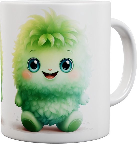 Fruit Monster Appel - Flyffy Apple - Mok 440 ml | bol