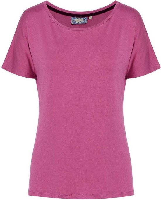 ESSENZA Ellen Uni Top Korte Mouw Violet - M | bol