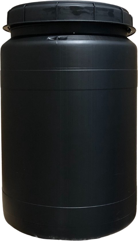 Voerton Zwart - 60 liter - Waterkluis - Luchtdicht & Waterdicht ...