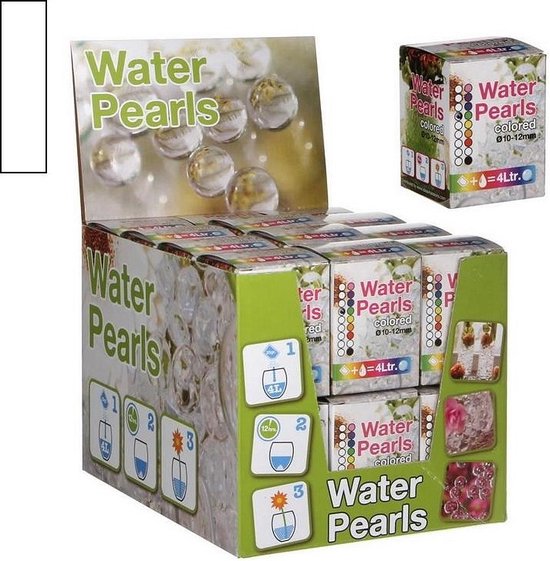 Witte water parels 10-12 mm (1 doos) | bol
