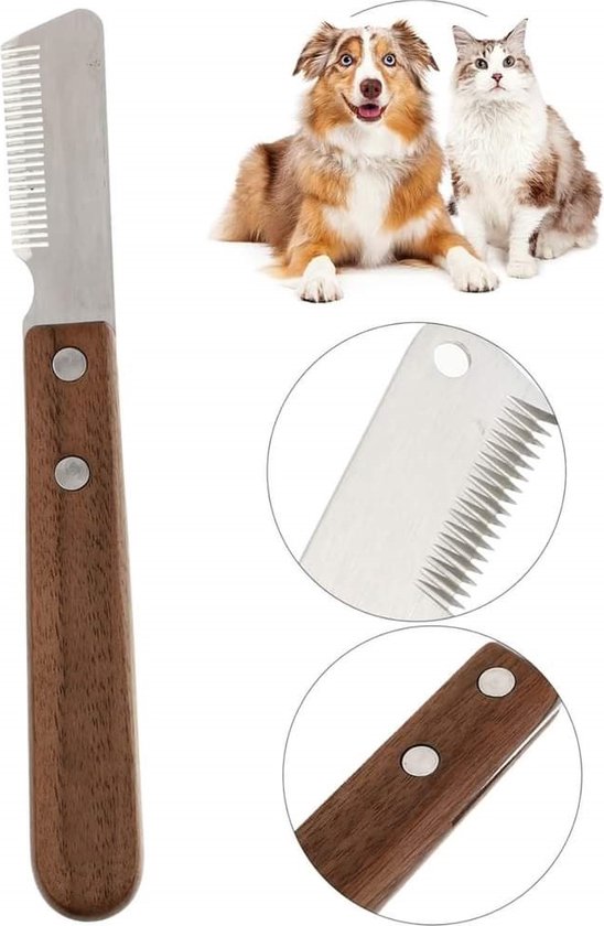 Achilles® Trimmes Kat & Hond - Plukmes - Stripmes - Hond&Kat verzorging ...