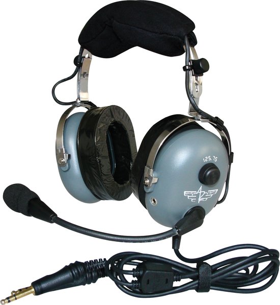 Apcom 125.75 Headset Piloten Grijs | bol