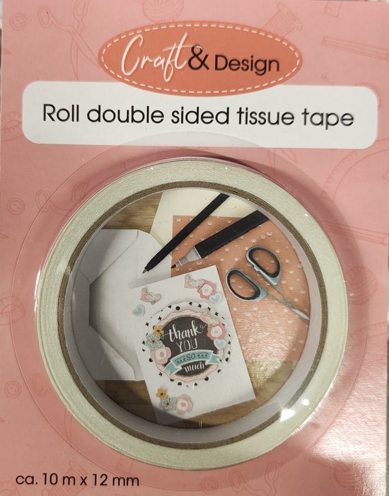 Dubbelzijdig tissue tape - craft diy - double sided tissue tape ...