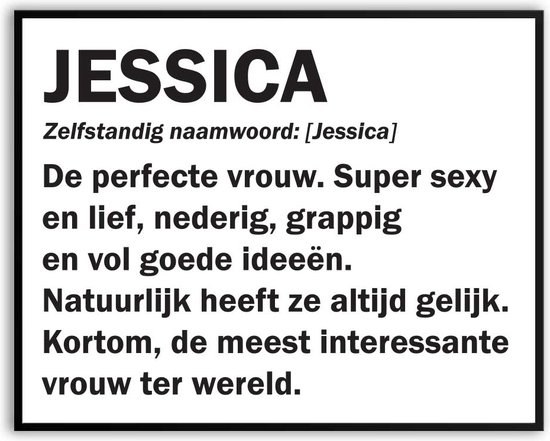 Jessica Woordenboek Fotolijst met glas 30 x 40 cm - Prachtige kwaliteit ...