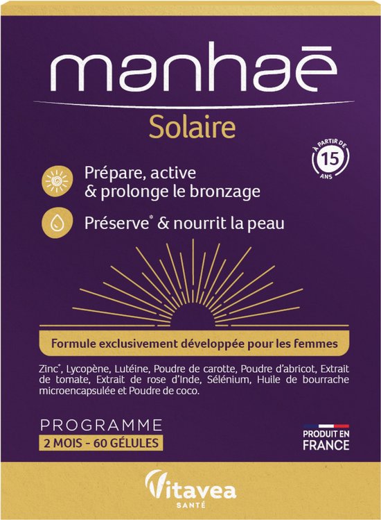 Vitavea Manhaé Solaire 60 Capsules | bol