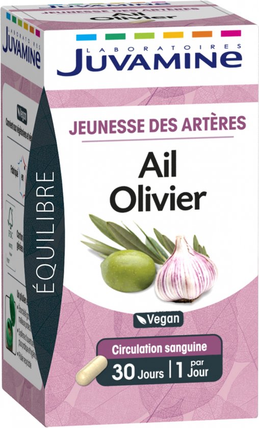 Juvamine Knoflook Olijf 30 Capsules | bol