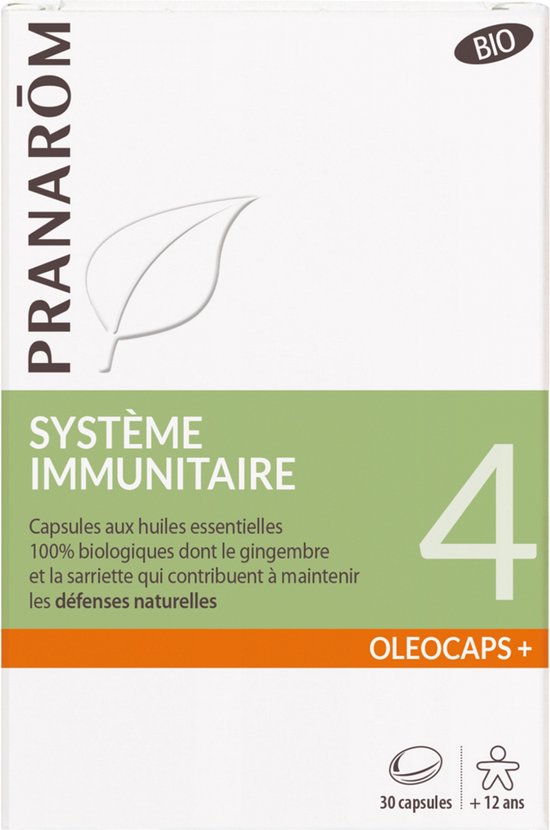 Pranarom - Oleocaps 4 - Capsules voor het immuunsysteem - Bio - 30 ...