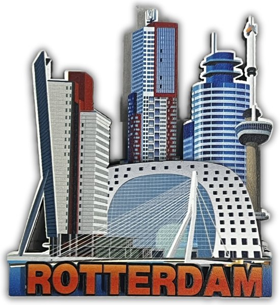 Koelkastmagneten Set: Rotterdam, Holland - 3 stuks - Typische Souvenirs ...