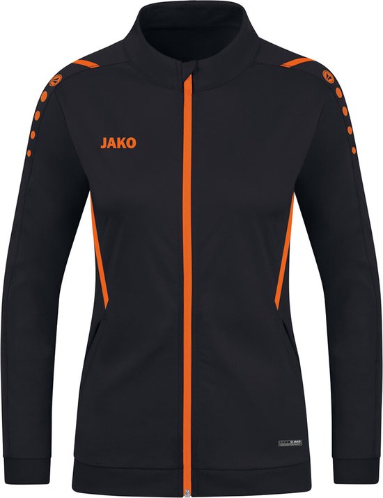 Jako - Polyester Jacket Challenge Women - Trainingsjack Zwart-44 | bol