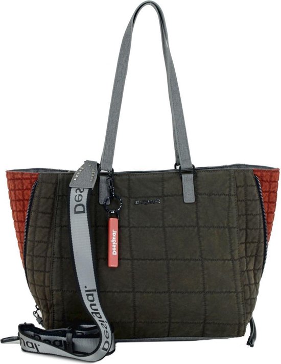 TASCHE, GROSS GRAU ROT | bol