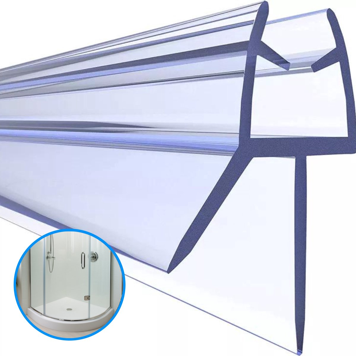 Minismus Halfronde Douchedeurafdichting met Waterkering voor Halfronde ...