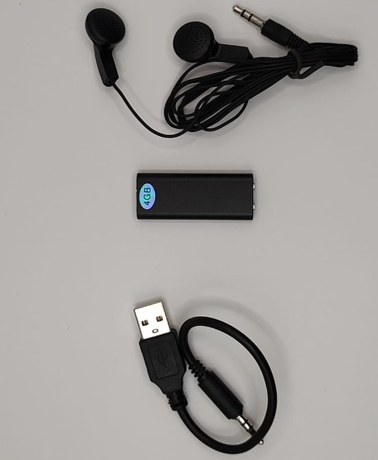 afluisterapparatuur - voice recorder microfoon - mini audio recorder ...