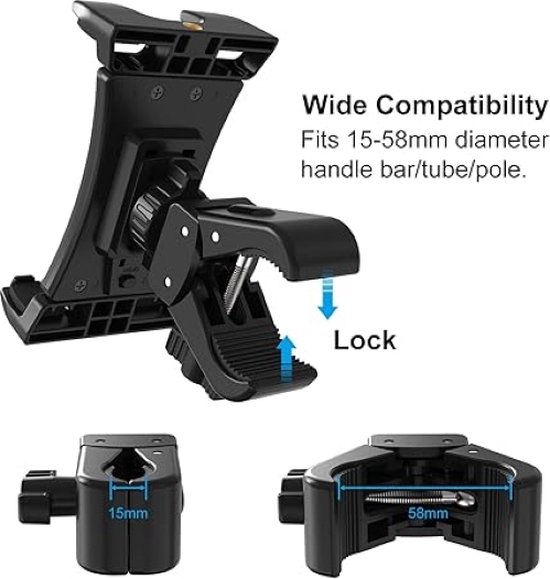 Hometrainer, tablethouder, 360 graden instelbaar, binnenin, spin, fiets ...