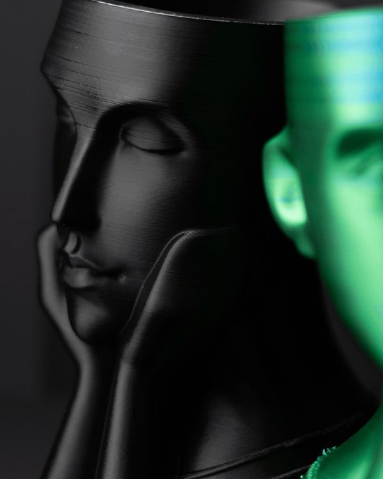 Vaas - Face | Elegante Vaas | Gezicht Leunt Op Handen | Modieus En ...