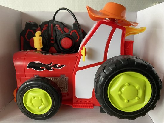 Crazy jumping car- bestuurbare springende tractor kleur rood | bol