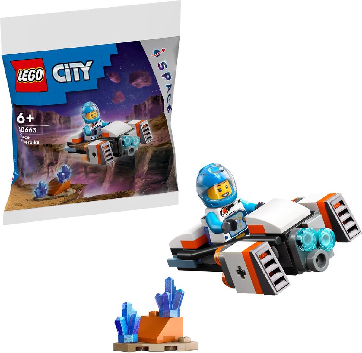 LEGO City 30663 - Ruimte Zweefmotor - Space Hoverbike (Polybag) | bol