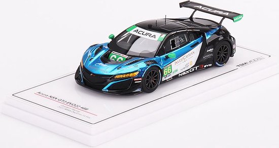 Het 1:43 Diecast-model van de Acura NSX GT3 Evo22 Gradient Racing #66 ...