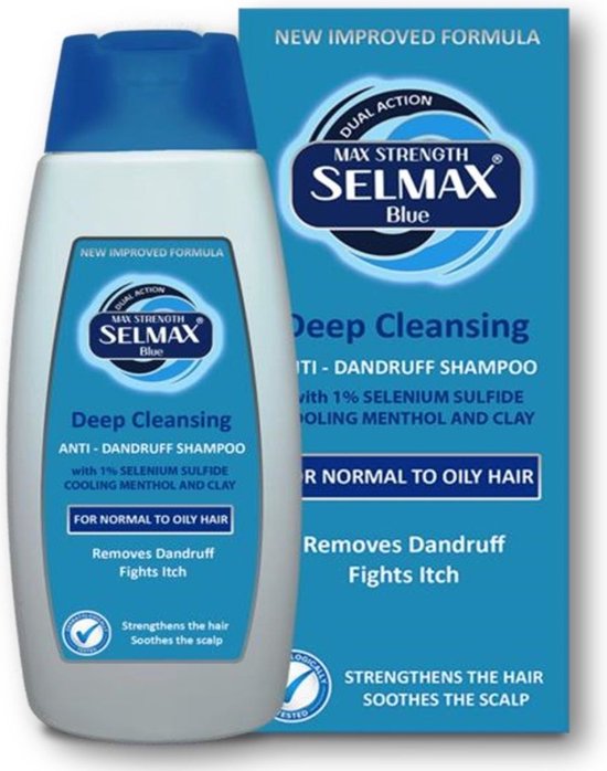 SELMAX DIEP REINIGENDE ANTI ROOS Shampoo met 1% Selenium Sulfide en ...